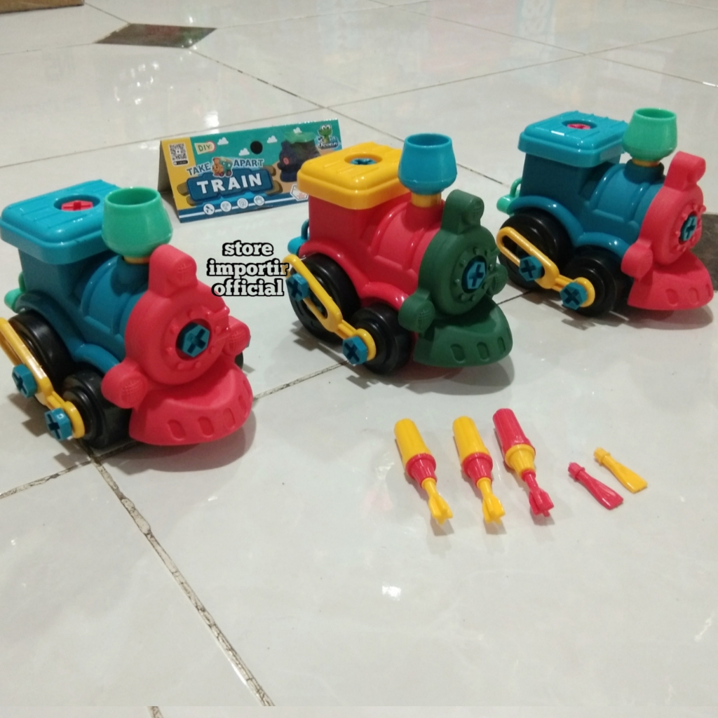 Jual Mainan Anak DIY Train Bongkar Pasang OCT 5743 Murah | Mainan Anak ...