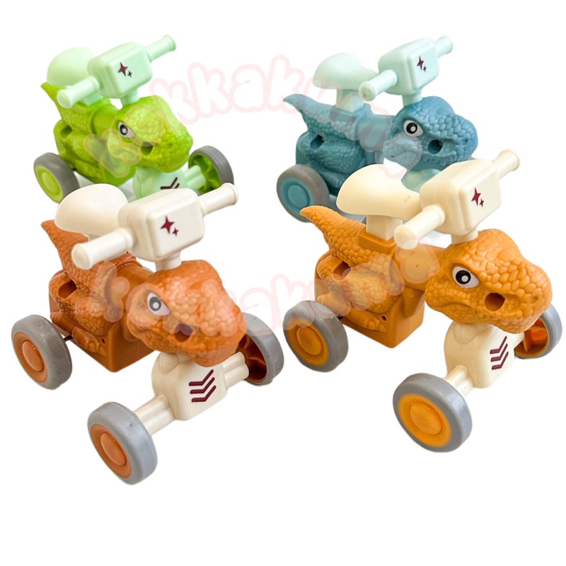 Jual ( KKM ) DINOSAUR CAR PRESS TOYS Mainan Mobil Pull Back Cars ...