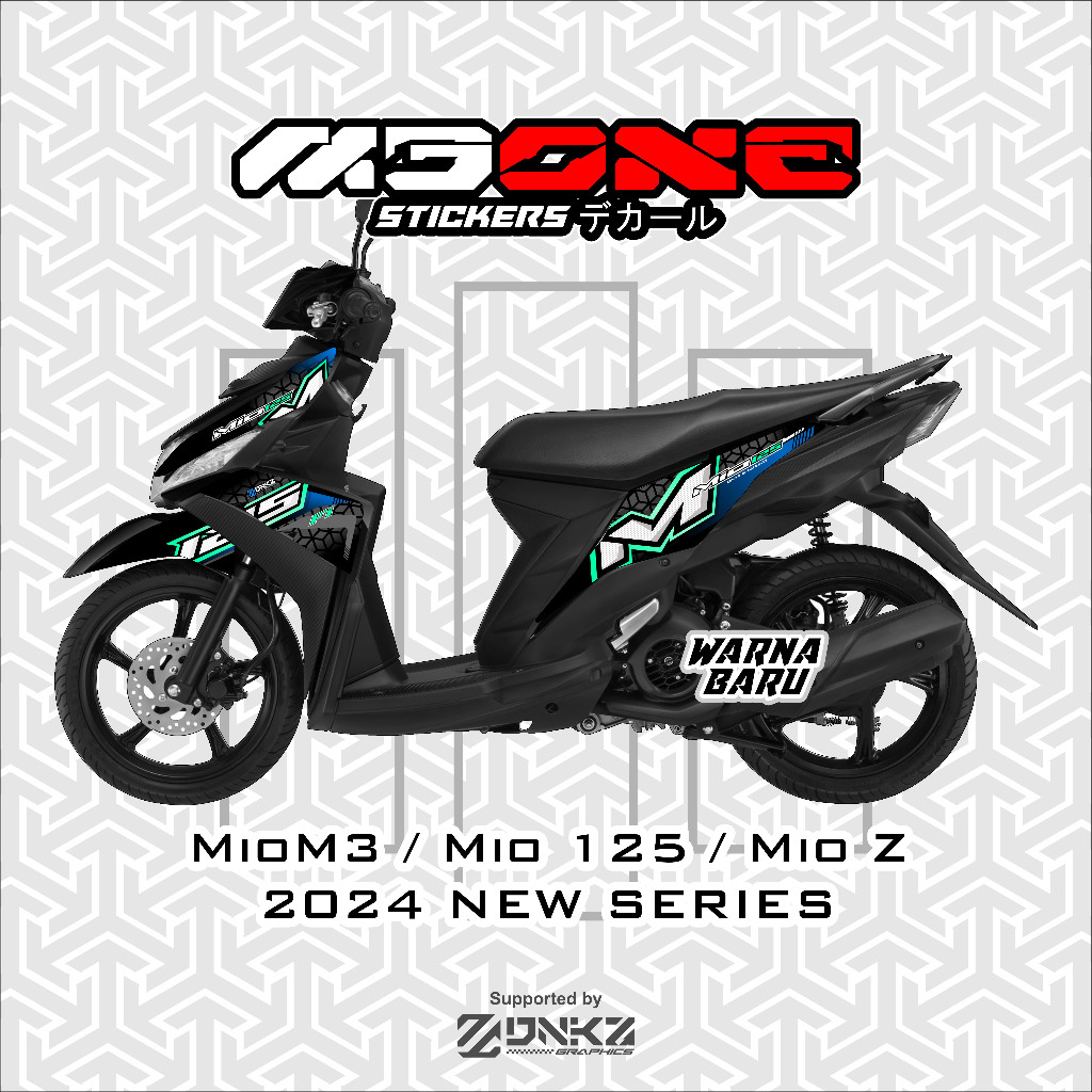 Jual Stiker Mio M3 2024 Decal Striping Standar Stiker Mio Z 2024 Premium M3.ONE | Shopee Indonesia