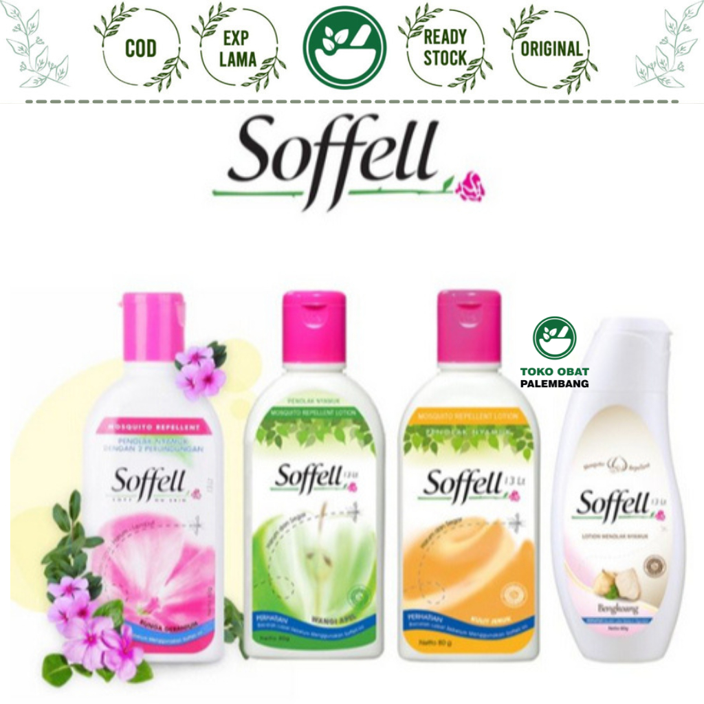 Jual SOFFELL LOTION 60GR GERANIUM BENGKOANG KULIT JERUK 13LT LOTION ...