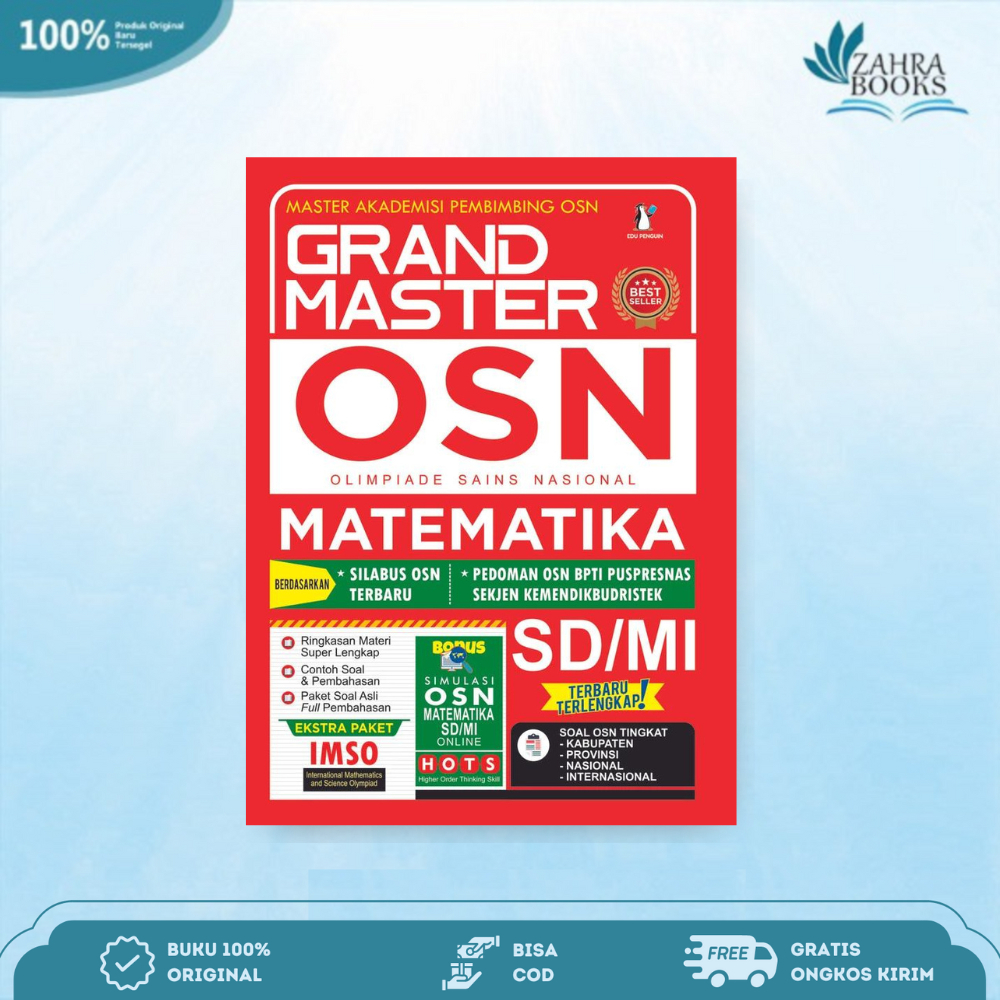 Jual Buku Grand Master OSN (Olimpiade Sains Nasional) Matematika SD/MI - Kompas | Shopee Indonesia