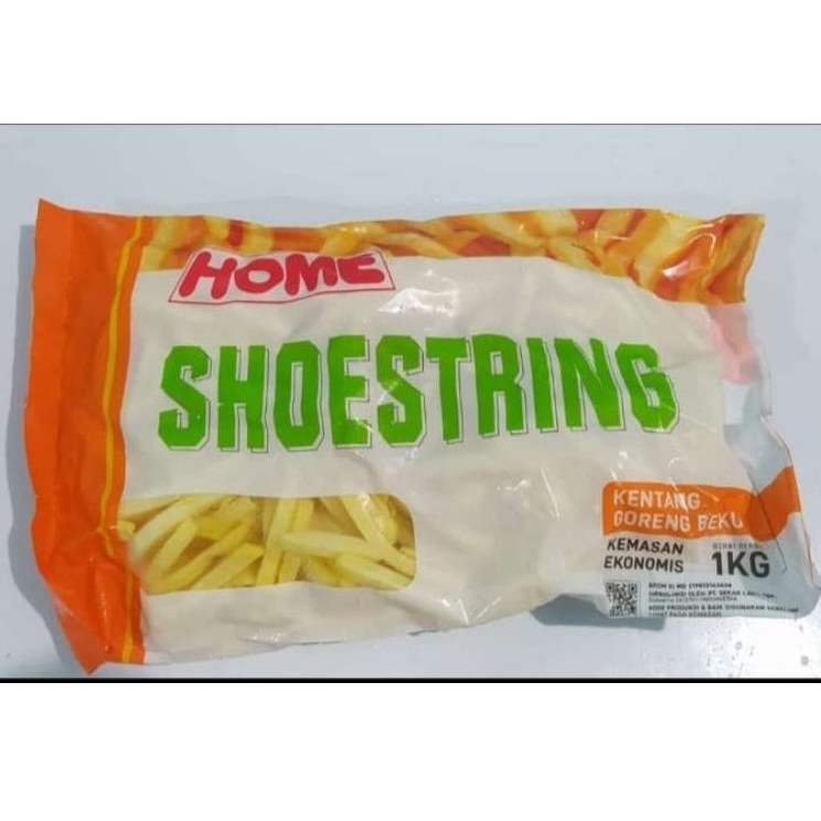 Jual Home Kentang Goreng 1 kg Shoestring / Crinkle Cut Frozen Food Murah | French Fries ...