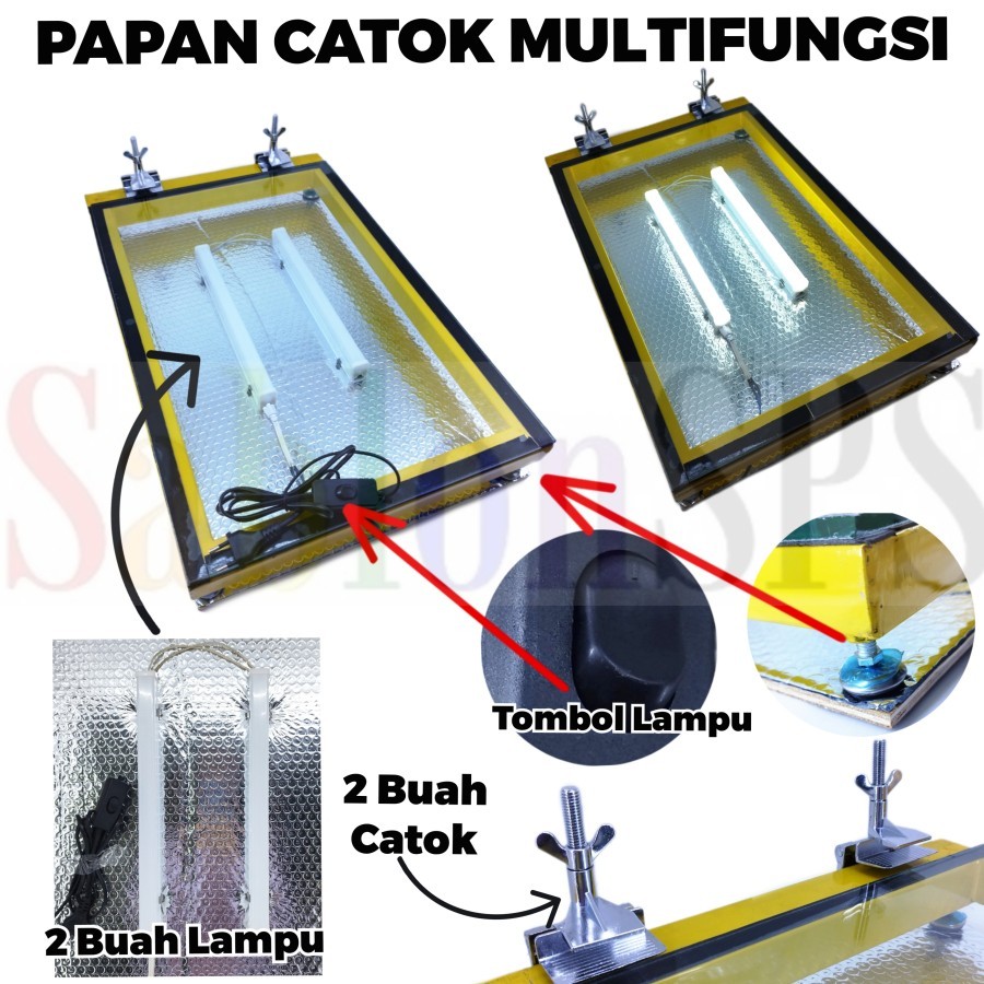 Jual MEJA SABLON CATOK ENGSEL DAN AFDRUK MULTIFUNGSI MEJA PORTABLE ...
