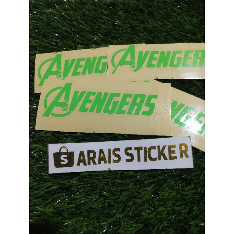 Jual cutting sticker Avengers - sticker timbul Avangers - Marvel - dc ...