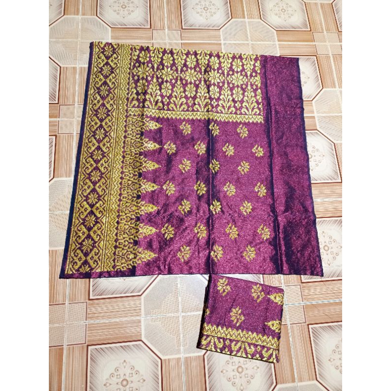 Jual Tenun Songket Melayu Riau Motif Pucuk Rebung | Shopee Indonesia