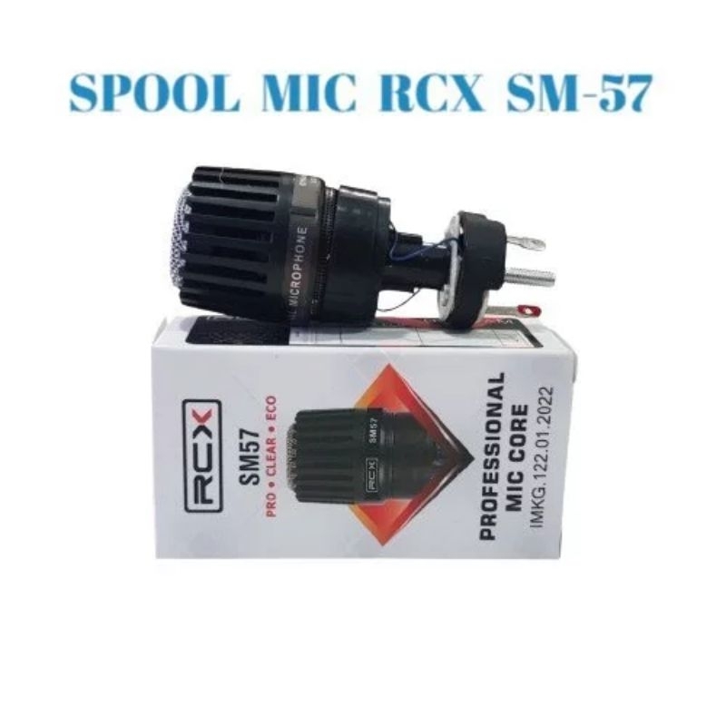 Jual spul spool mic microphone kondenser RCX SM-57 kondensor original ...