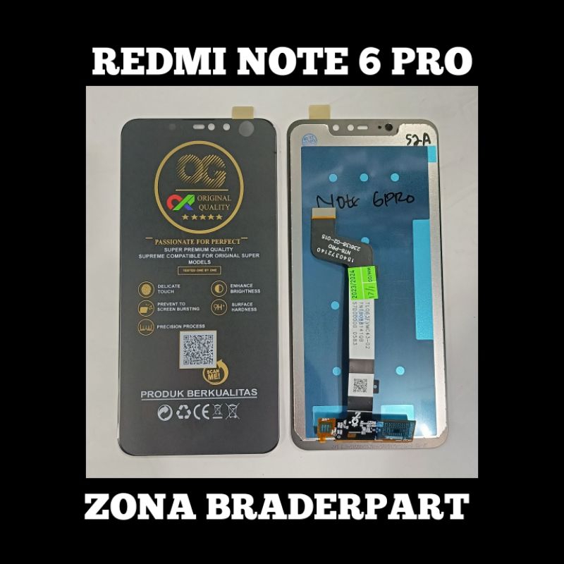 Jual LCD REDMI NOTE 6 PRO OG SUPER / MEETO | Shopee Indonesia