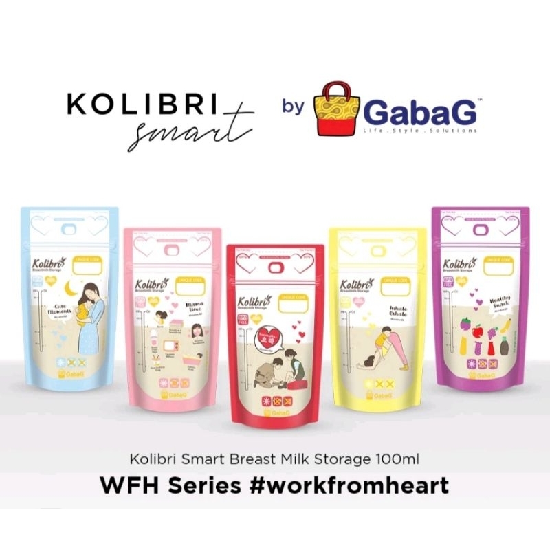 Jual Gabag Kantong Asi Smart 100ml - WFH Kolibri | Shopee Indonesia