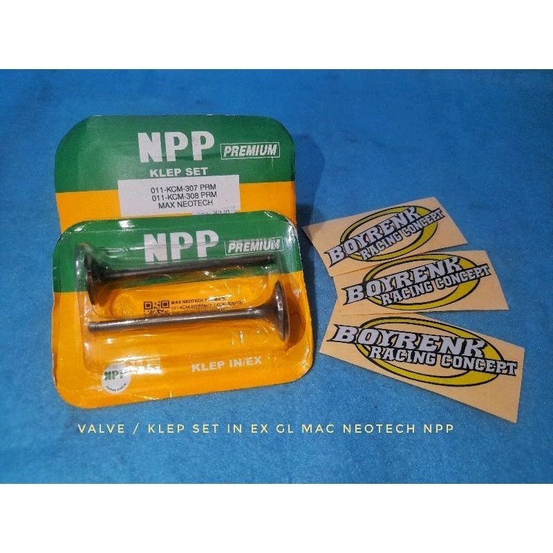 Jual VALVE SET / PAYUNG KLEP IN EX GL MAX NEOTECH NPP - BOYRENK RACING CONCEPT | Shopee Indonesia