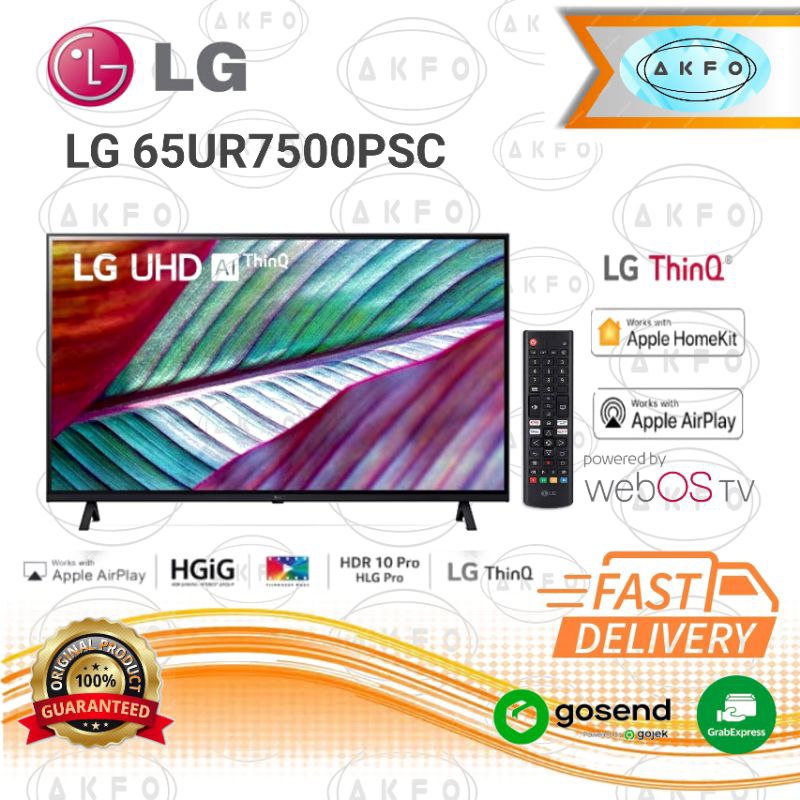 Jual LG 65UR7500PSC LED TV 65 INCH SMART TV DIGITAL TV Garansi resmi | Shopee Indonesia