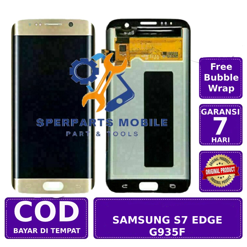 Jual LCD Samsung S7 edge Fullset Touchscreen ORIGINAL 100% Garansi 1 ...