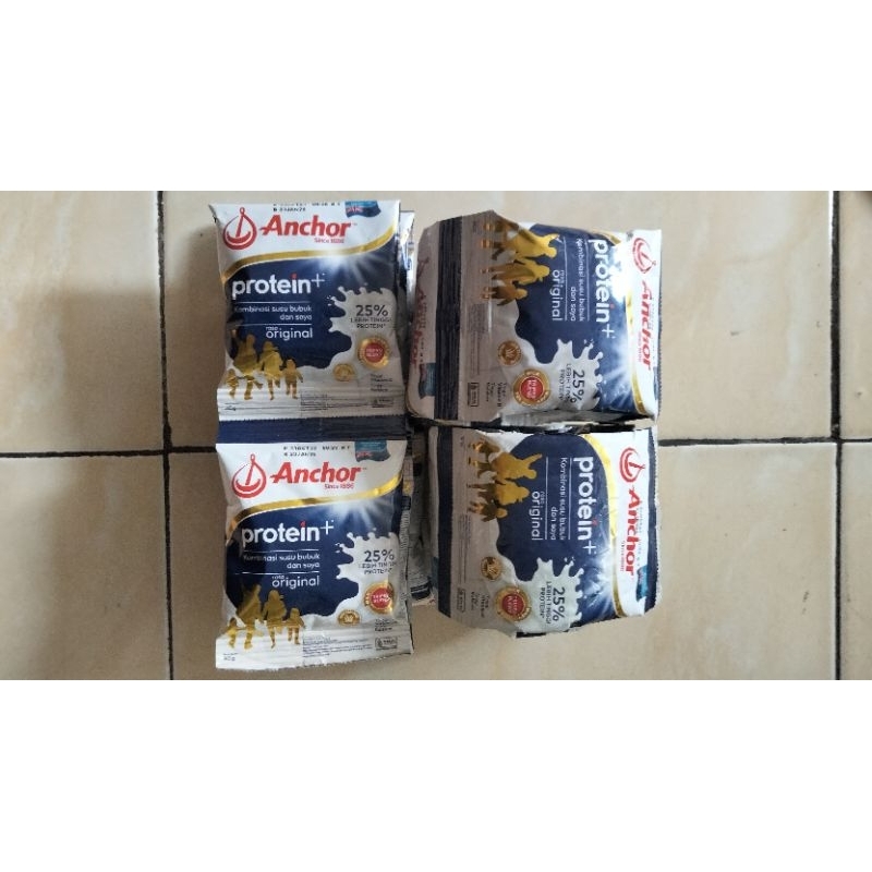 Jual ANCHOR MILK PROTEIN+ SUSU KELUARGA 30 GRAM X 10 SACHET RENCENG ...