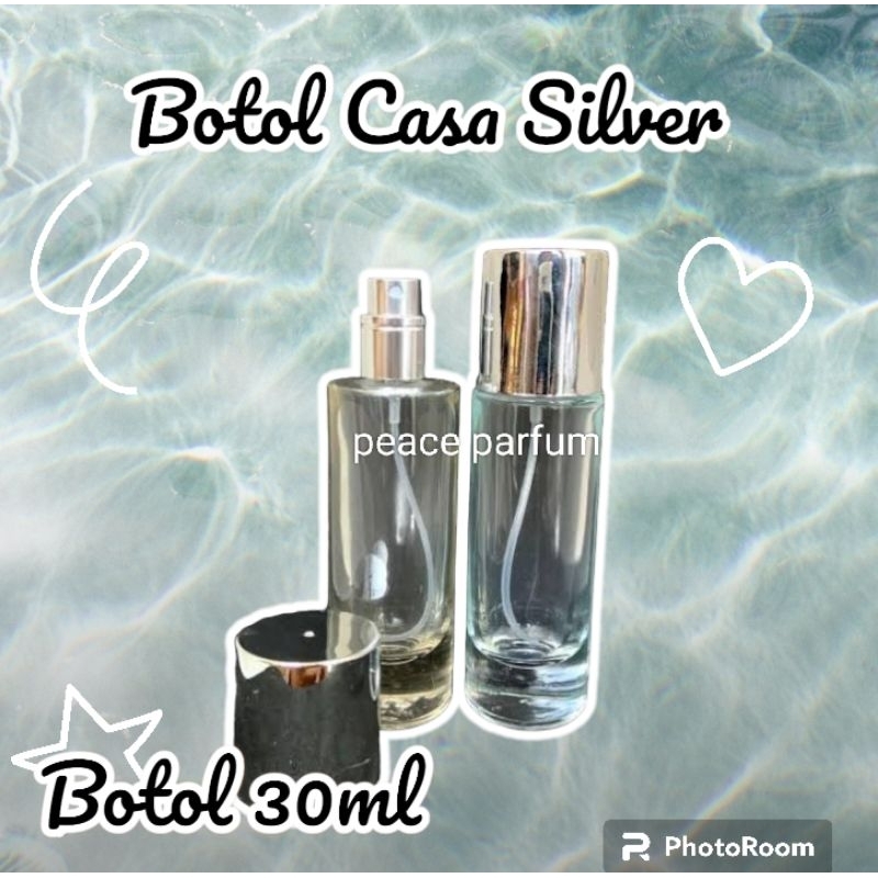 Jual Botol Parfum Drat Casa Trans Silver 30ml | Shopee Indonesia