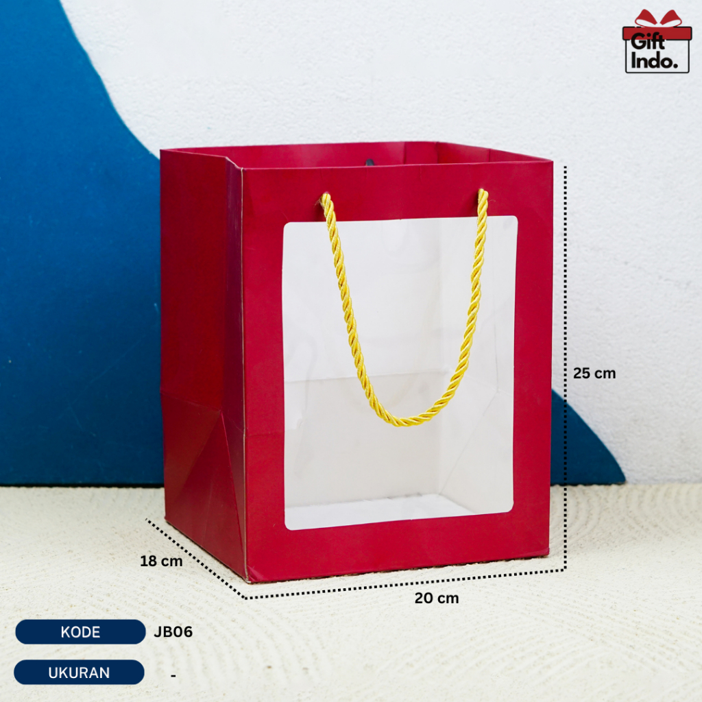 Jual Paperbag Mika Transparan / Paperbag Tali / Paperbag Mika / Paper ...