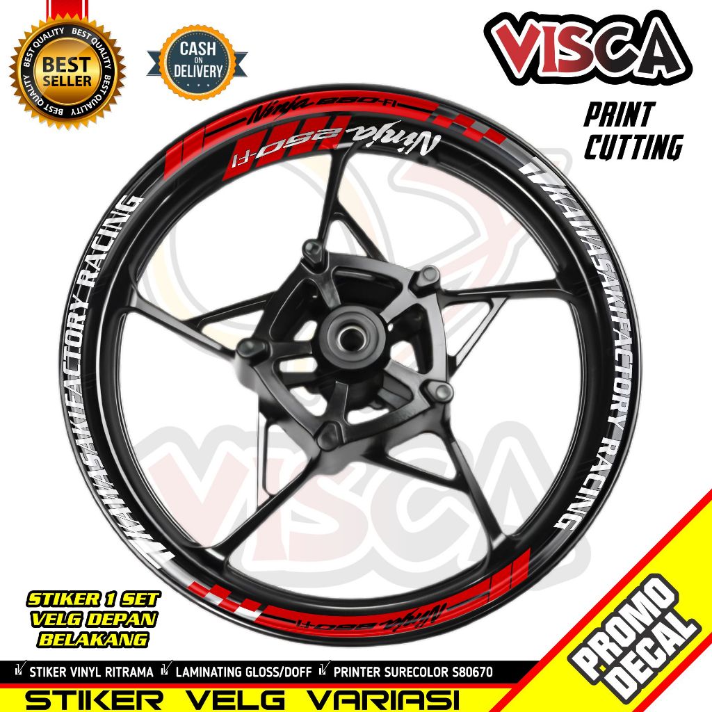 Jual Stiker Velg - Sticker Velk - Stiker Cutting Velg - Stiker Velk ...