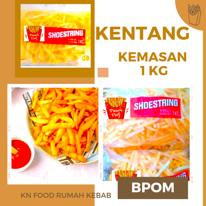 Jual Kentang goreng aviko shoestring 7mm premium 1kg- Kentang Aviko ...