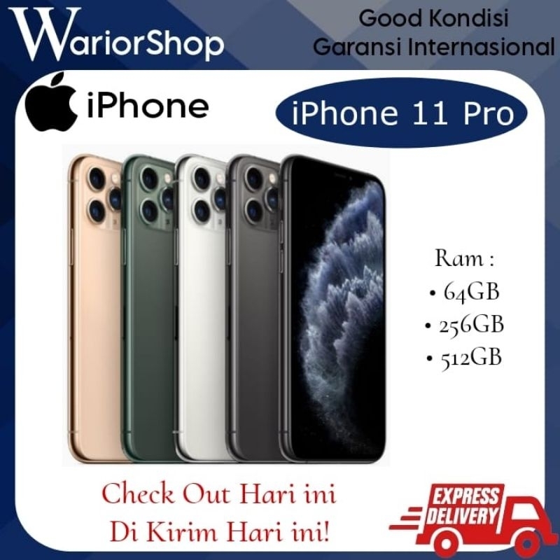Jual IPHONE11 PRO dan Second Original 100% Fullset Like New | Shopee Indonesia