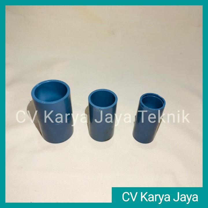 Jual Sok Lurus 1" 3/4" 1/2" PVC / Sambungan Sok Lurus | Shopee Indonesia