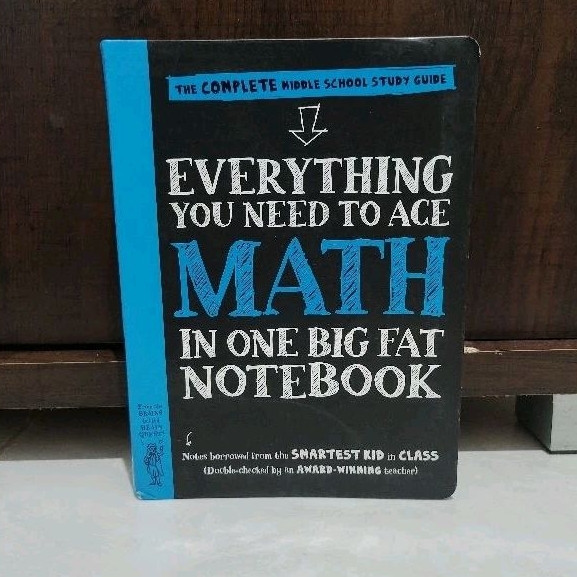 Jual EVERYTHING YOU NEED TO ACE MATH IN ONE BIG FAT NOTEBOOK | Shopee ...