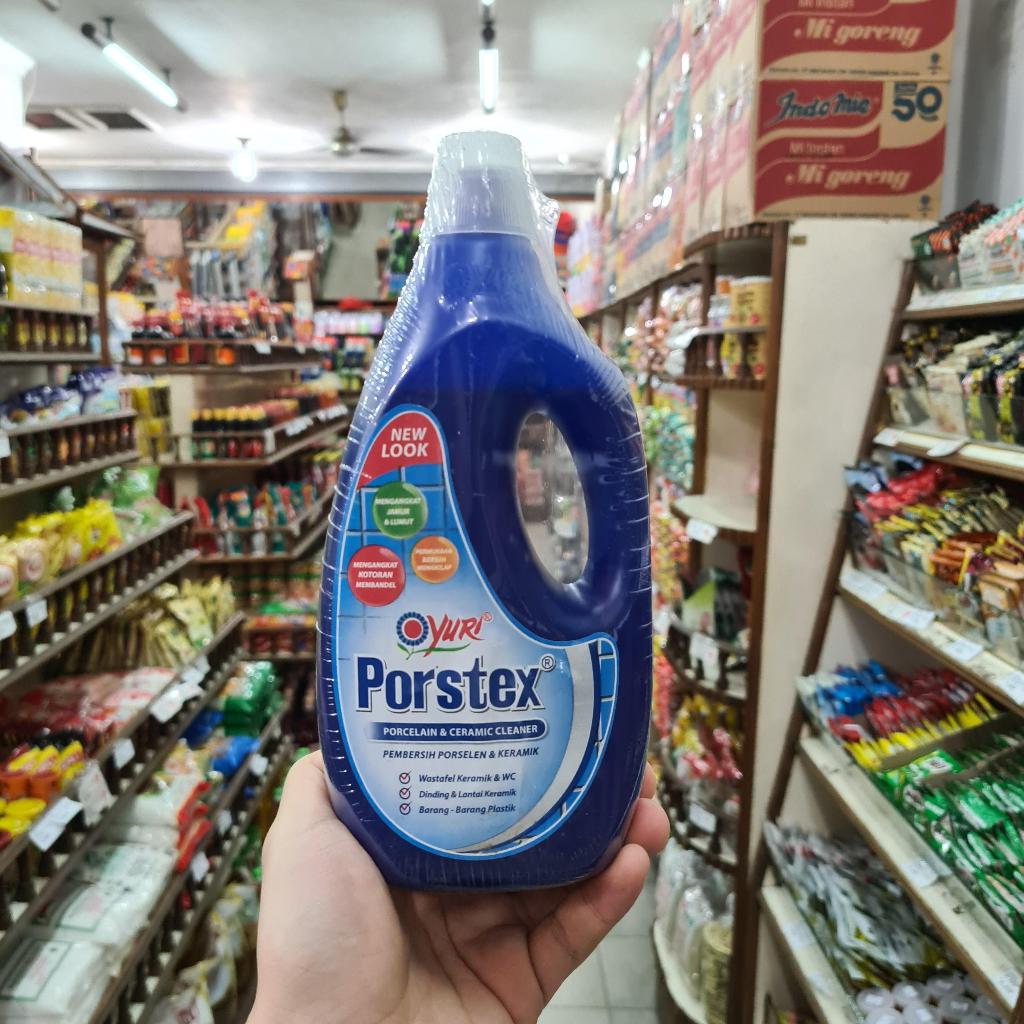 Jual YURI PORSTEX PEMBERSIH PORSELEN DAN KERAMIK BOTOL 500 ml | Shopee ...