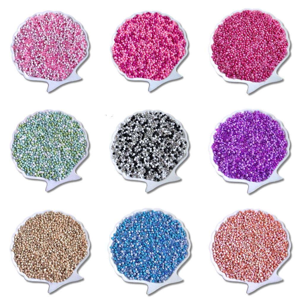 Jual Manik Manik Lucu Korea Payet Pasir Kecil Bening 3,6 mm & 3 mm ...