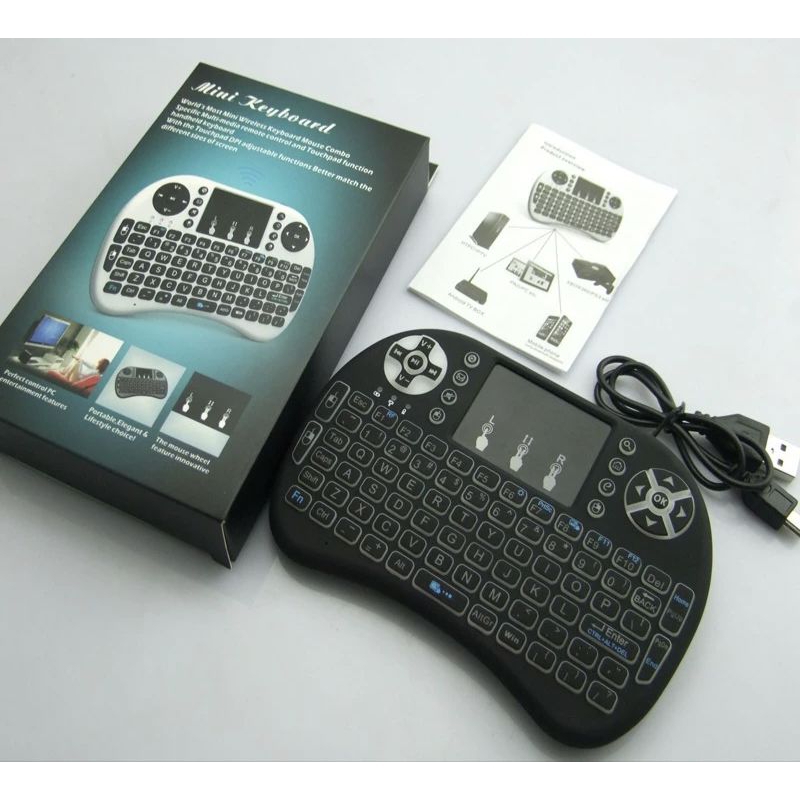 Jual Keyboard Bluetooth Mini i8 Touch pad 92 Keyboard Wireless | Shopee Indonesia