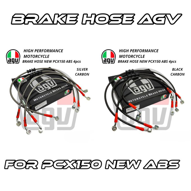 Jual AGV Selang Rem Set Depan Belakang PCX 150 ABS / ADV 150 ABS | Shopee Indonesia