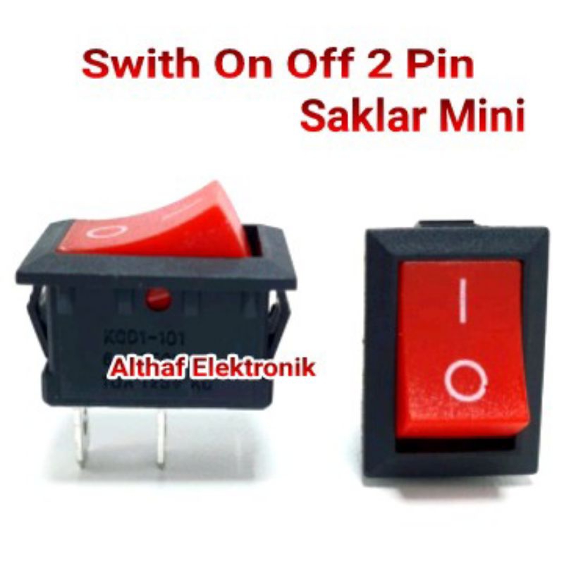 Jual Saklar Rocker On Off 2 Pin | Switch On Off 2 Pin Ukuran 21mmx15mm ...