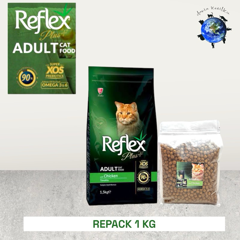 Jual Reflex Plus Adult Cat Chicken - Premium Dry Cat Food With XOS ...