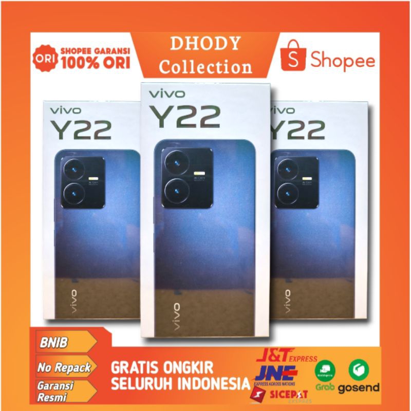 Jual VIVO Y22 4/128GB - Garansi Resmi | Shopee Indonesia