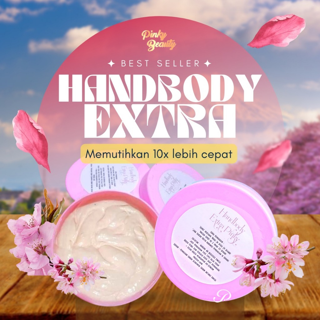 Jual HANDBODY PINKY BEAUTY HB EXTRA | Shopee Indonesia