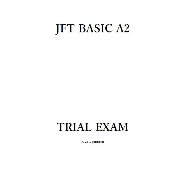 Jual Paket PDF soal jft basic a2 pdf lengkap bonus Latihan soal JLPT N4, Soumatome n4 all book ...