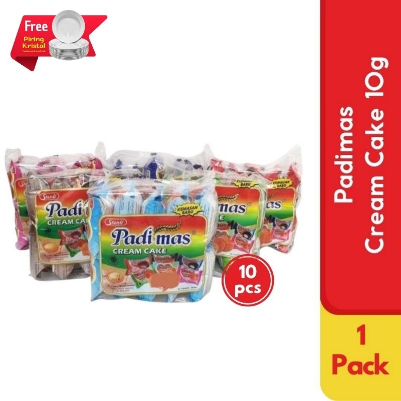 Jual PADIMAS Cream Cake 1Pack (10g x 10pcs) | Shopee Indonesia