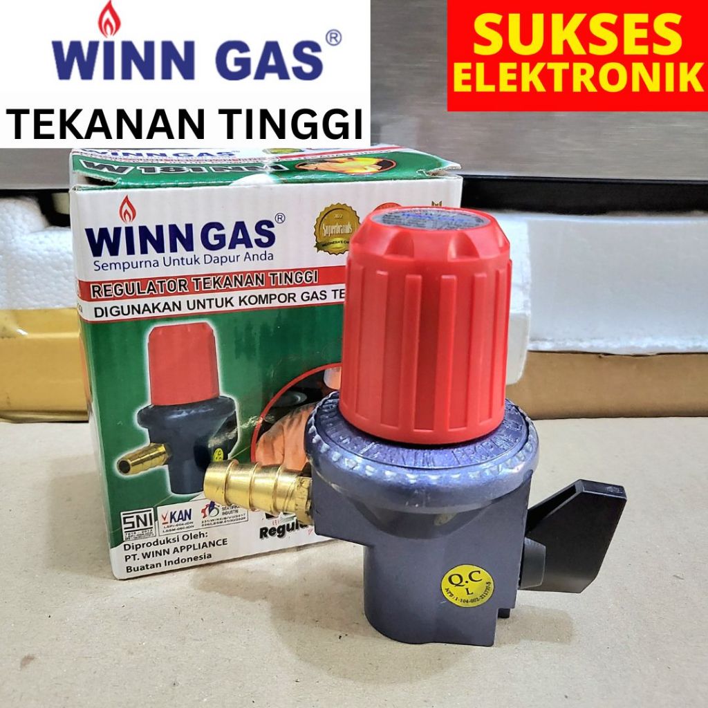 Jual Regulator Gas Tekanan Tinggi Winn Gas / Kepala Tabung Gas Semawar ...