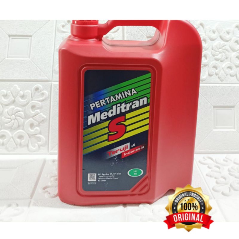 Jual Pertamina Meditran S SAE40 (10L) oli mesin diesel | Shopee Indonesia