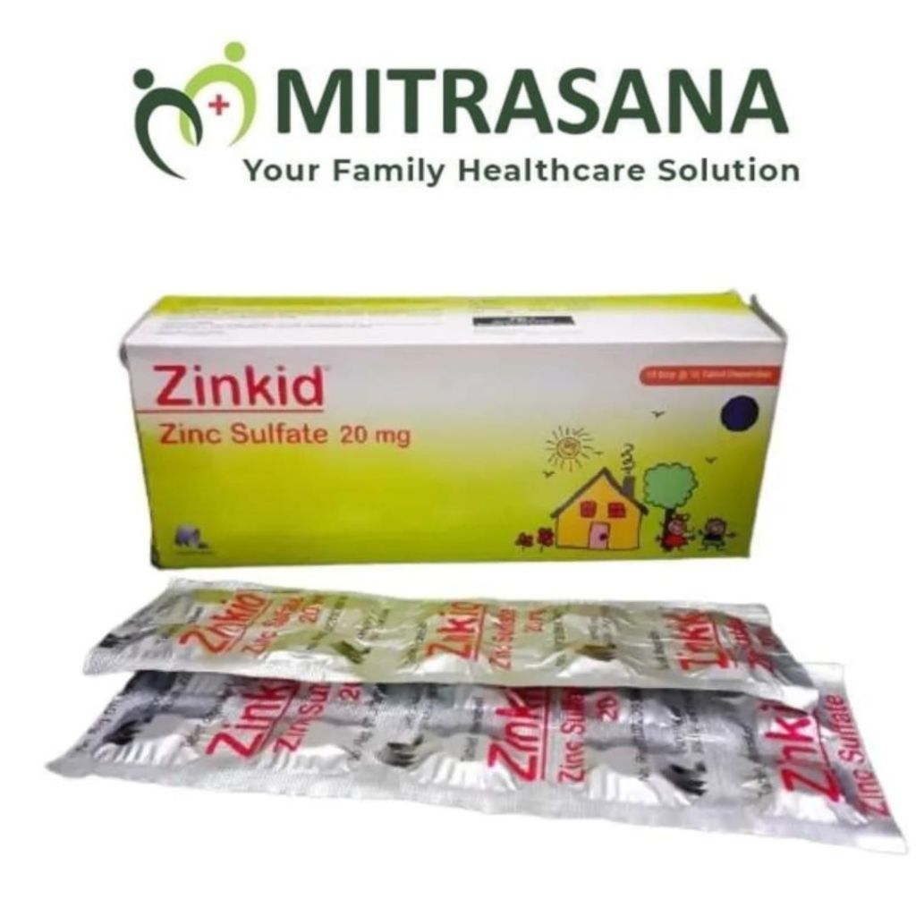 Jual Zinkid 20 mg 10 Tablet Mengatasi Diare | Shopee Indonesia