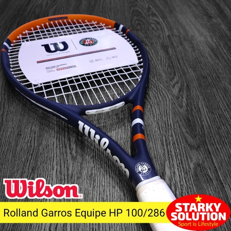 Jual Raket Tenis WILSON Roland Garros Equipe HP 100/286 Tennis Original ...