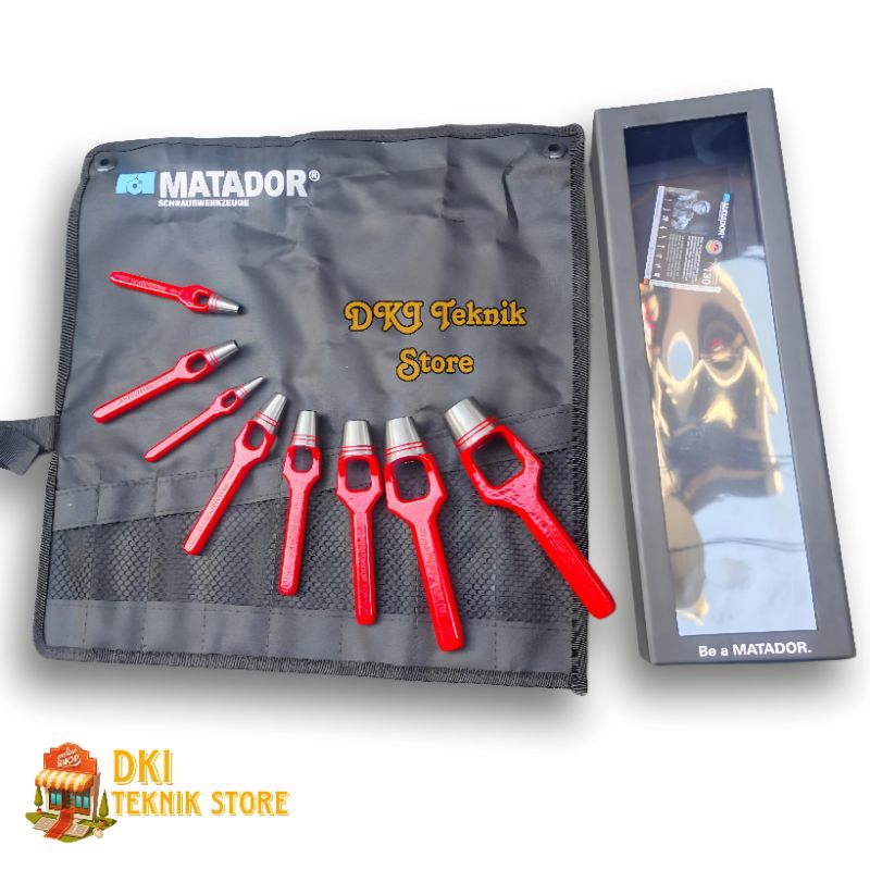 Jual Matador Hollow Punch Plong Set 8 Pcs 3 - 25 Mm Alat Pembolong ...