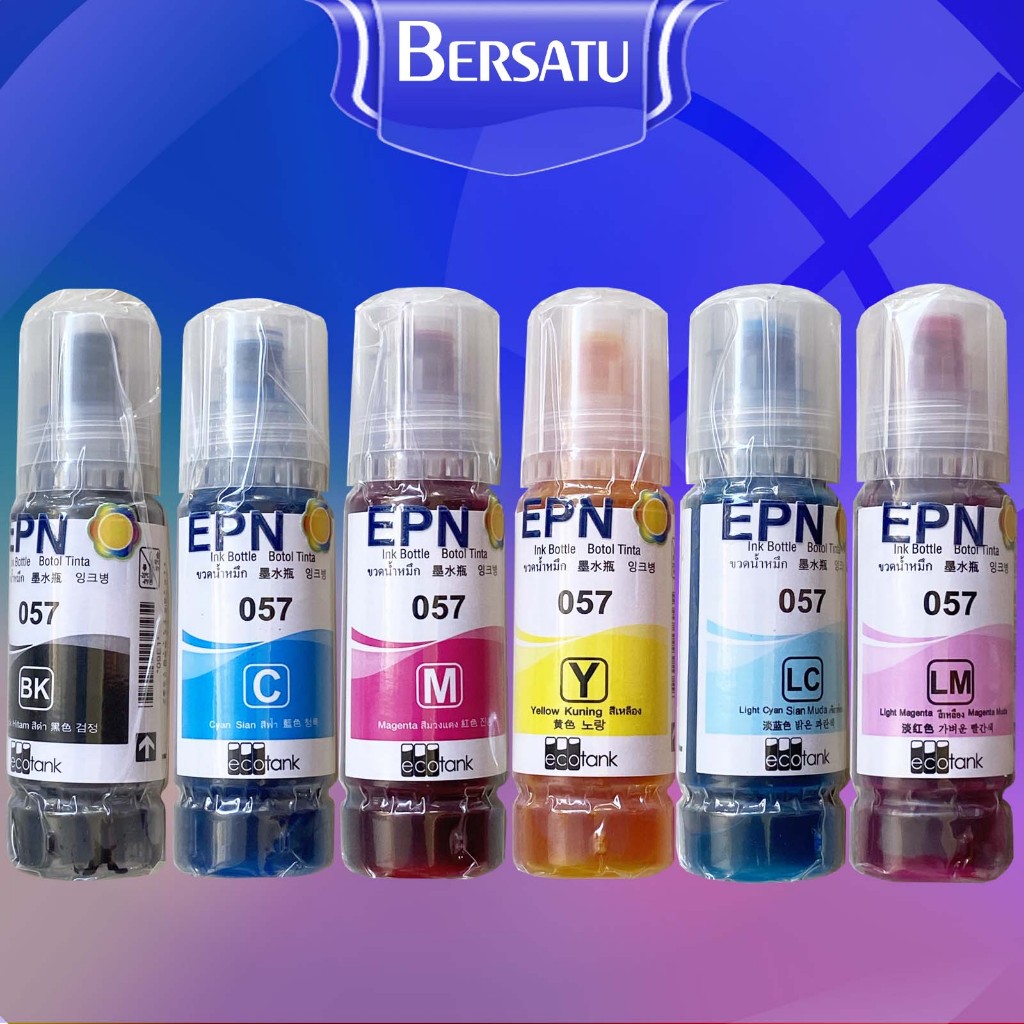 Jual Tinta Epson 057 T-057 Pigment Compatible Printer Epson L8050 L18050 | Shopee Indonesia