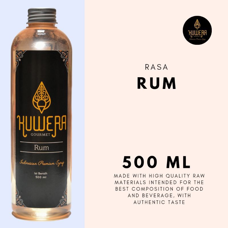 Jual Sirup Rum - Kuwera syrup 500 ml l Sirup Cafe Kopi | Shopee Indonesia