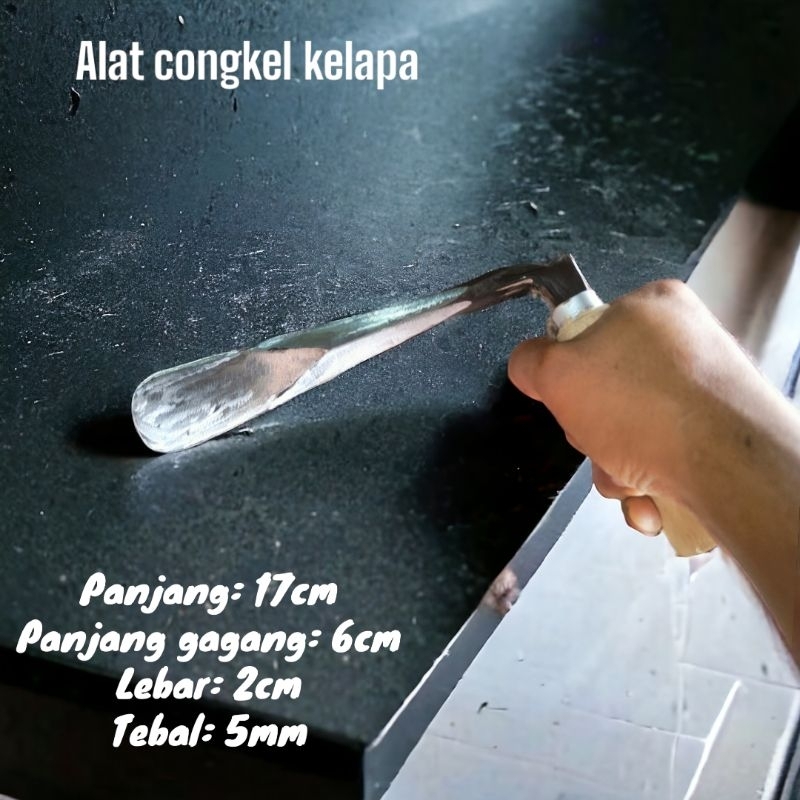 Jual MODEL PASISI alat congkel kelapa terbuat dari besi behel baja ...