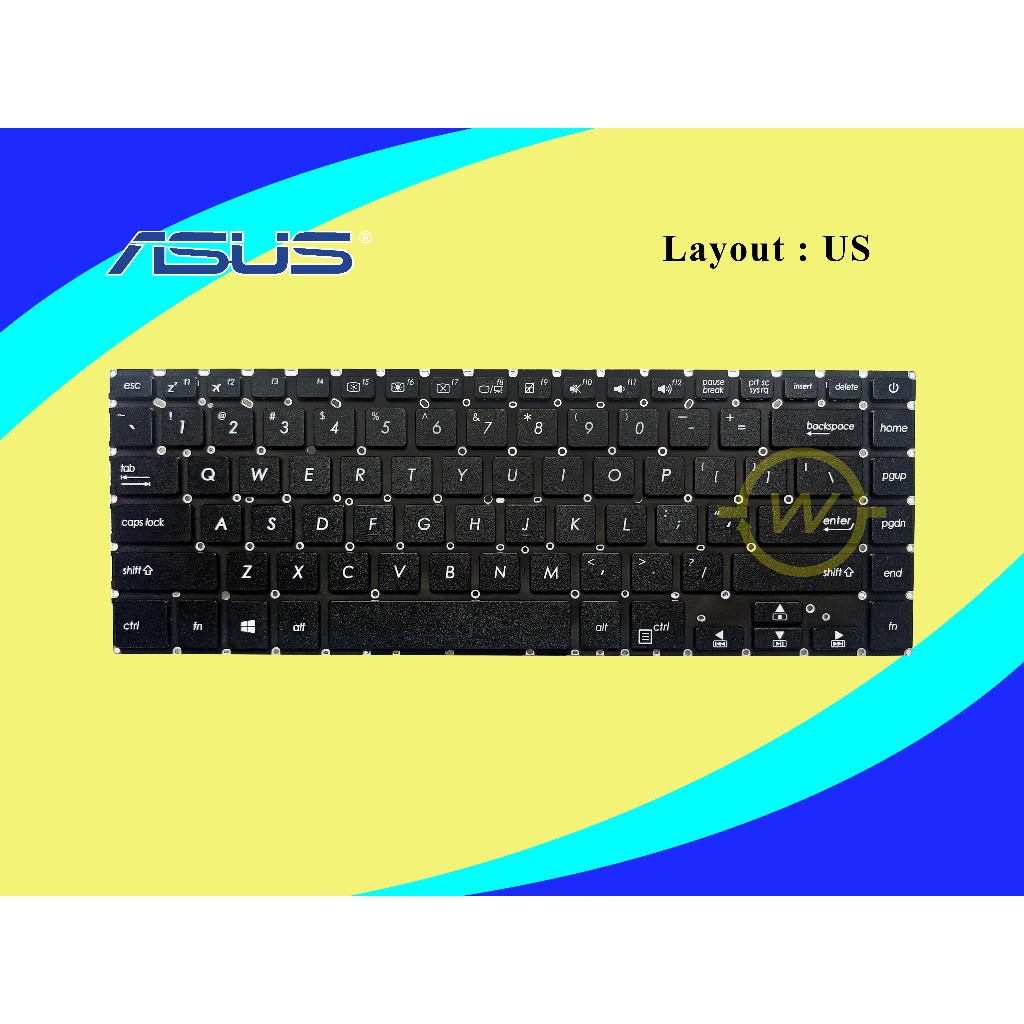 Jual Keyboard Laptop Asus VivoBook S15 S510 S510U S510UA S510UR S510UQ ...
