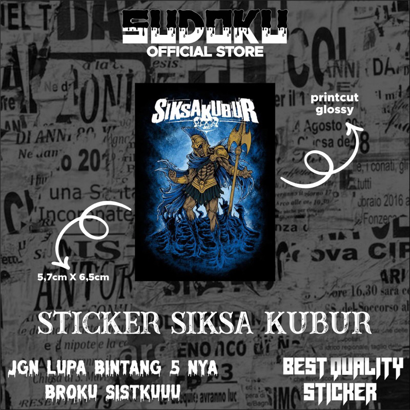 Jual Sticker stiker printing band siksa kubur viral | Shopee Indonesia