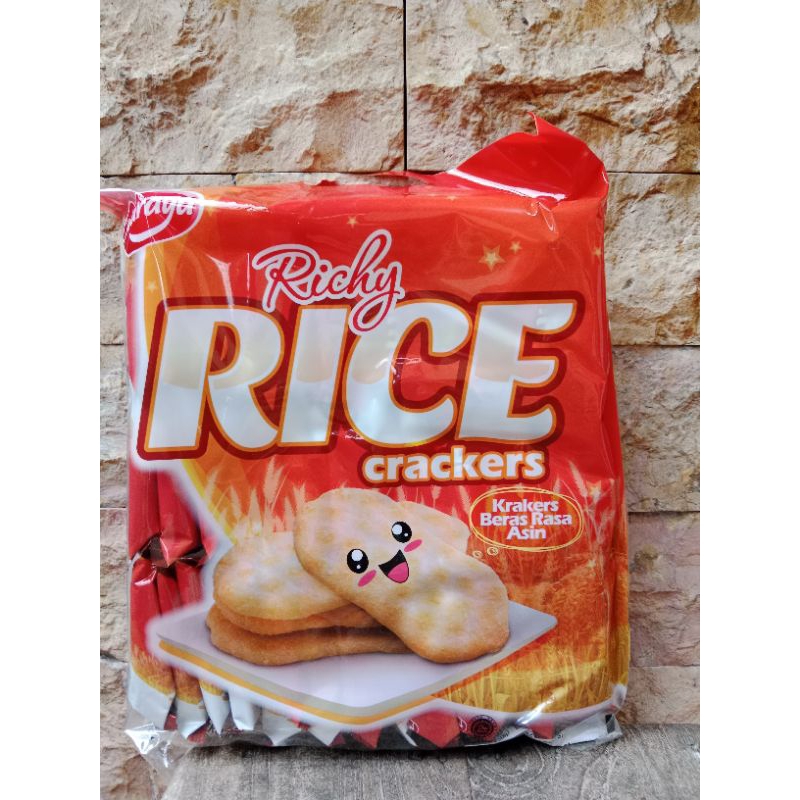 Jual RICHY RICE CRACKER ( KRAKER BERAS RASA ASIN). | Shopee Indonesia