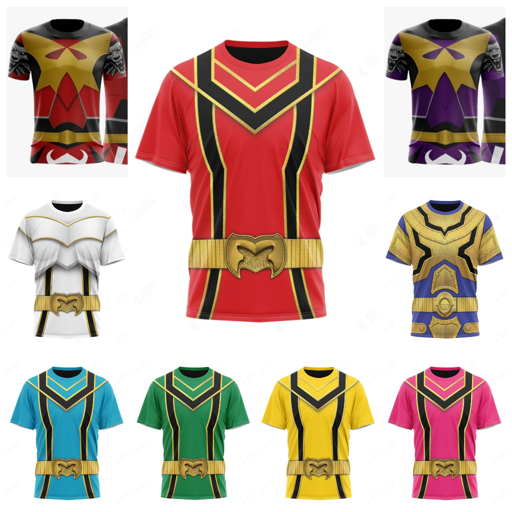 Jual Kaos Power Rangers Mystic Force Kaos Anak Mahou Sentai Magiranger ...