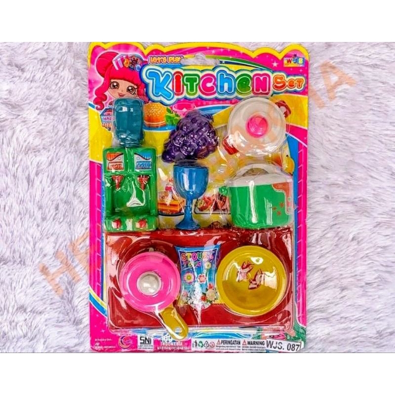 Jual Mainan anak masak-masakan kitchen set -WJS 087 | Shopee Indonesia