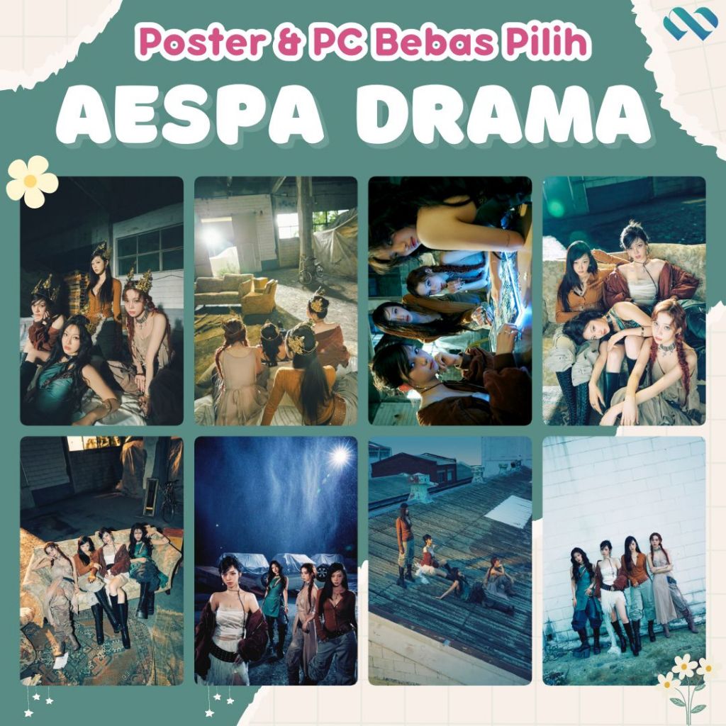 Jual Poster AESPA DRAMA | Poster Kpop A4 A5 A6 Murah Murah (Part E) | Shopee Indonesia