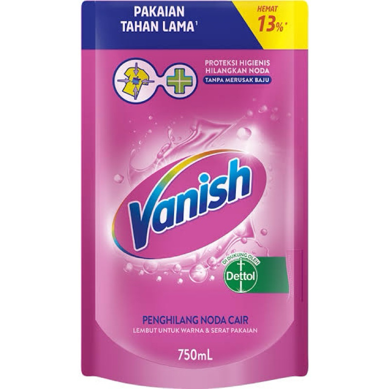 Jual PROMO Vanish Pink Liquid 750 ml - Penghilang Noda & Kuman | Shopee ...
