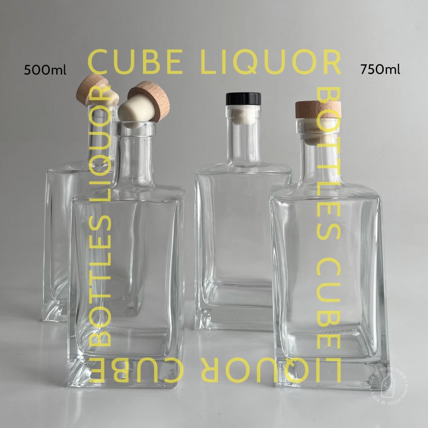 Jual Botol kaca - The Cube Liquor Glass Bottle - Botol Liquor | Shopee ...