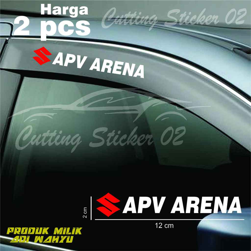 Jual Cutting sticker talang air suzuki apv arena sticker cover talang ...